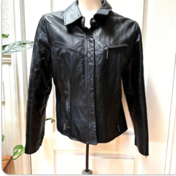 Rampage | Jackets & Coats | Vintage Soft Black Leather Jacket By ...